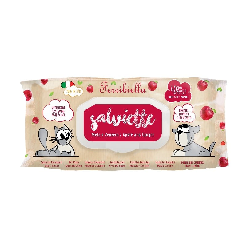 FERRIBIELLA WET WIPES APPLE_GINGER 40ΤΜΧ