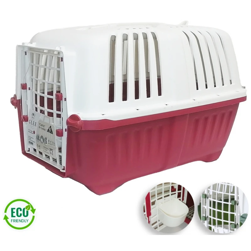 Γάτα :: Είδη μεταφοράς :: Glee Pet Carrier Icarus Red 47x31x31.8cm Eco